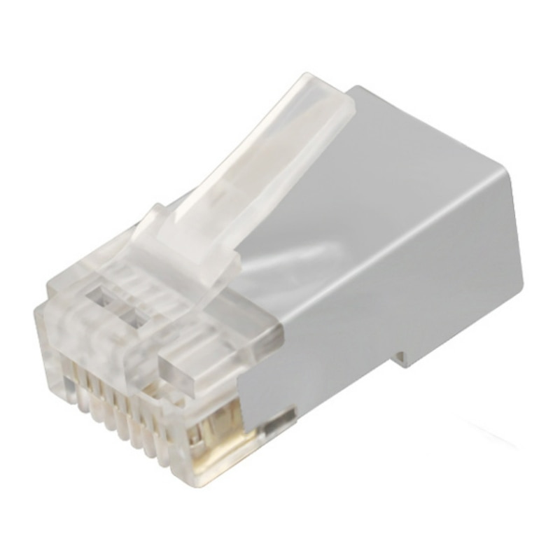 Mufa, PowerTech, Metal, RJ45, Cat 6a, 10 buc - eMAG.ro