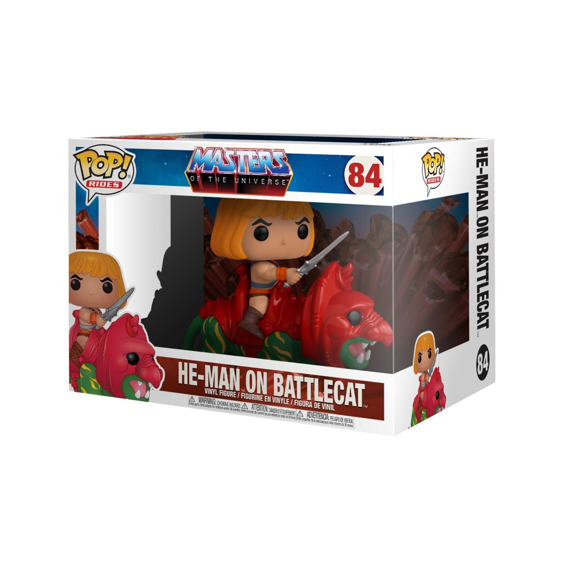 Фигурка Funko Editie Speciala Pop! Rides Deluxe Masters Of The Universe He Man On Battle Cat ...
