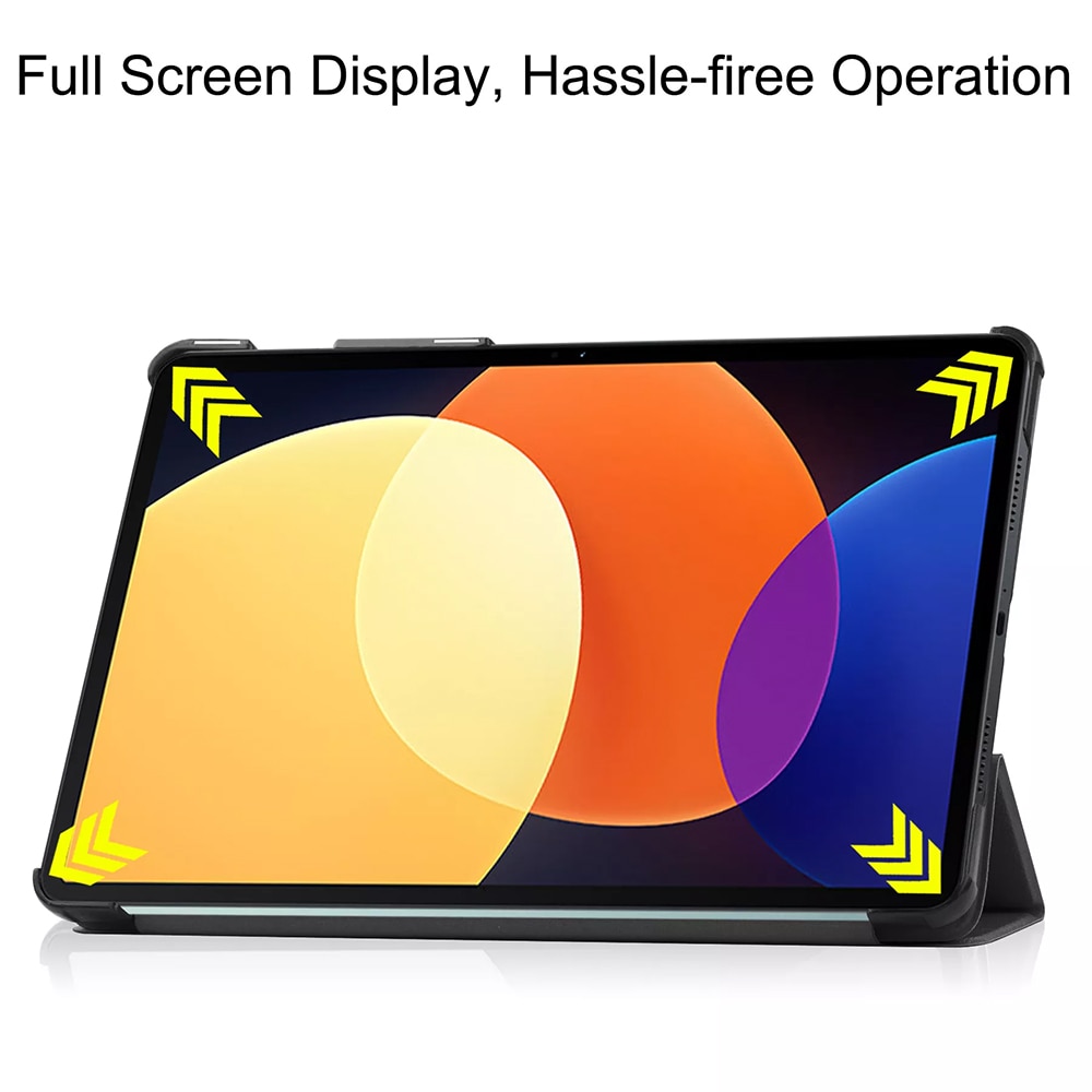 Xiaomi Pad 5 Pro 12.4, fekete, FoldPro tablet védőtok - eMAG.hu