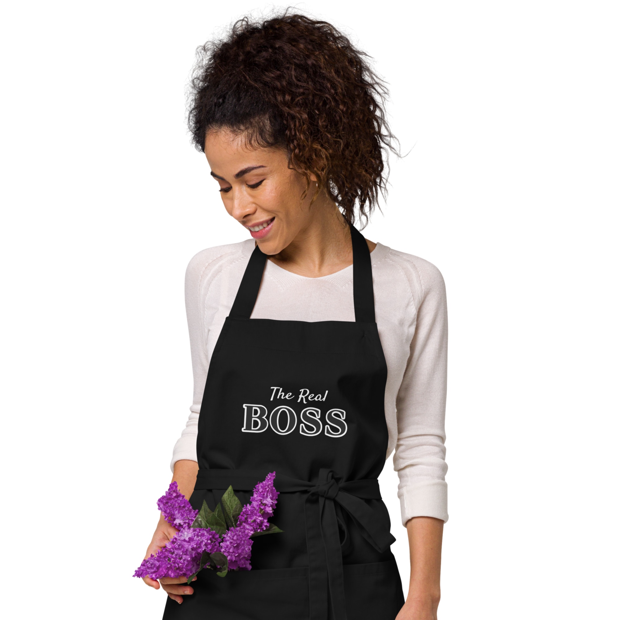 Sort bucatarie The Real Boss, negru, marima universala - eMAG.ro