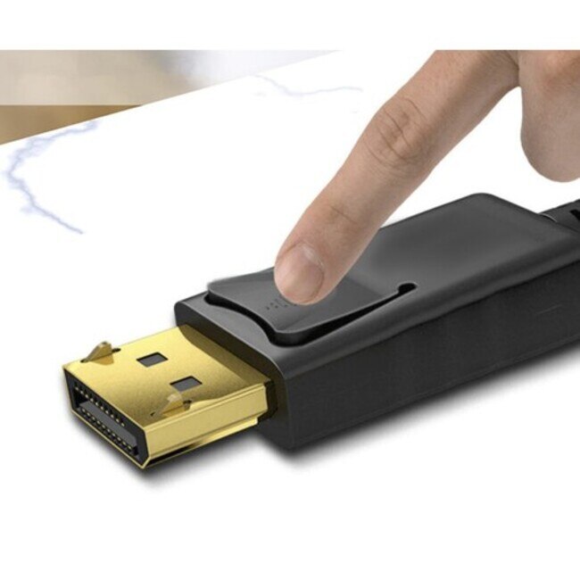 Кабел DisplayPort към DisplayPort, 4K, 2m, Izoxis - eMAG.bg