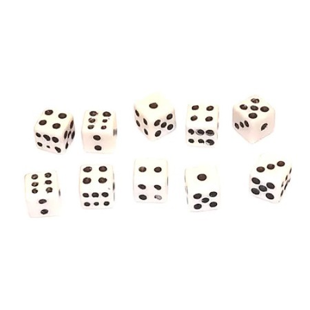 Set 10 zaruri, 7mm latura, Anais Tailor - eMAG.ro