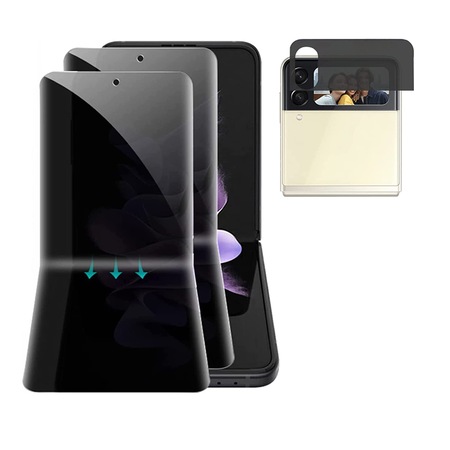 Set 2 folii de protectie pentru ecran, Compatibil cu Samsung Galaxy Z ...