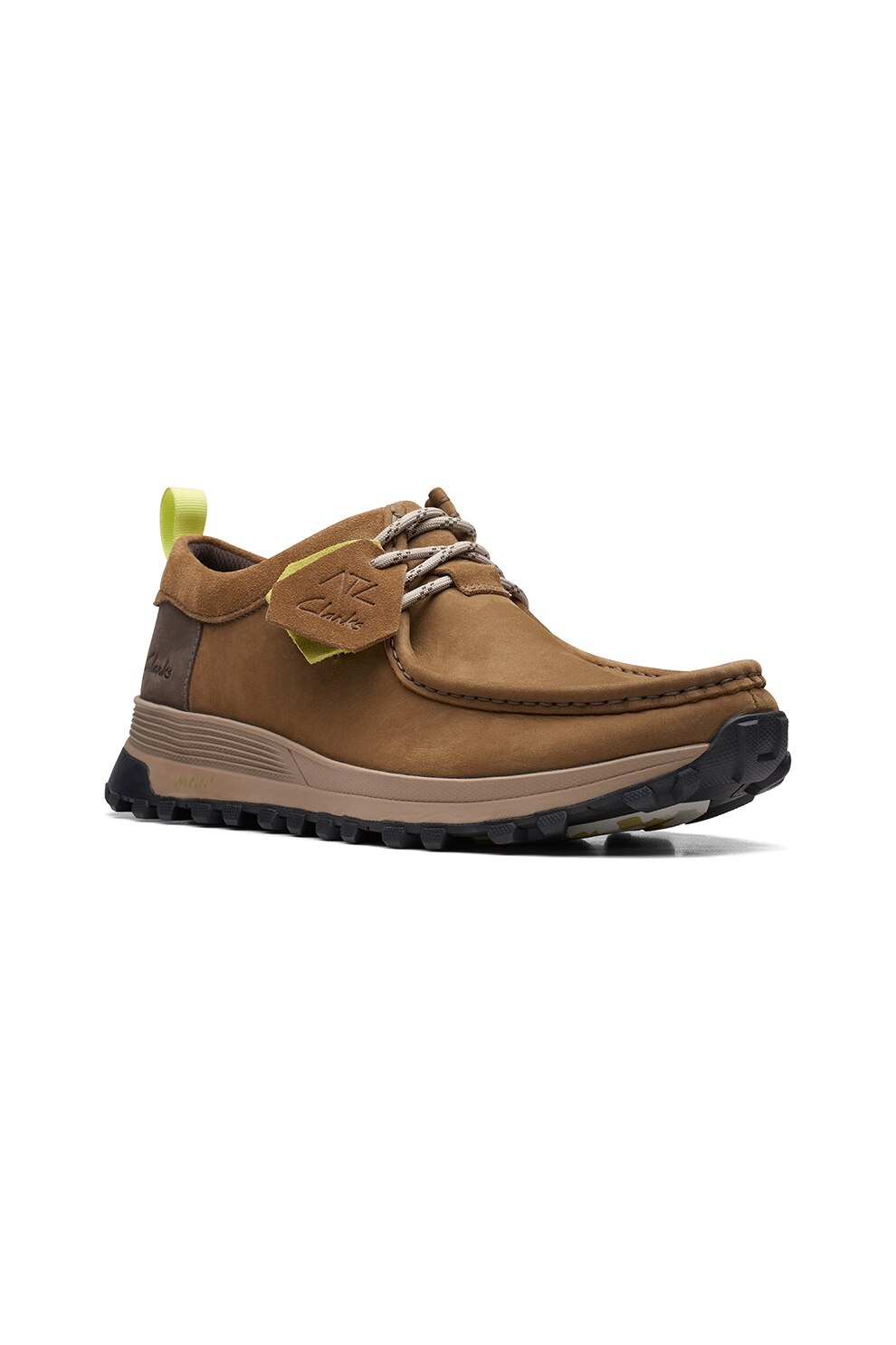 Clarks, Обувки Atl-Trek Wally от набук, Camel, 8 - eMAG.bg