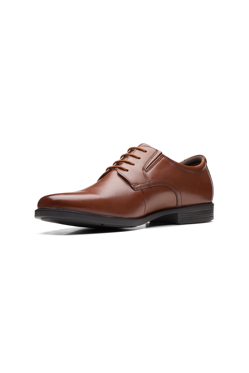 Clarks, Обувки Howard Walk тип Derby, Канелено кафяво, 7 - eMAG.bg