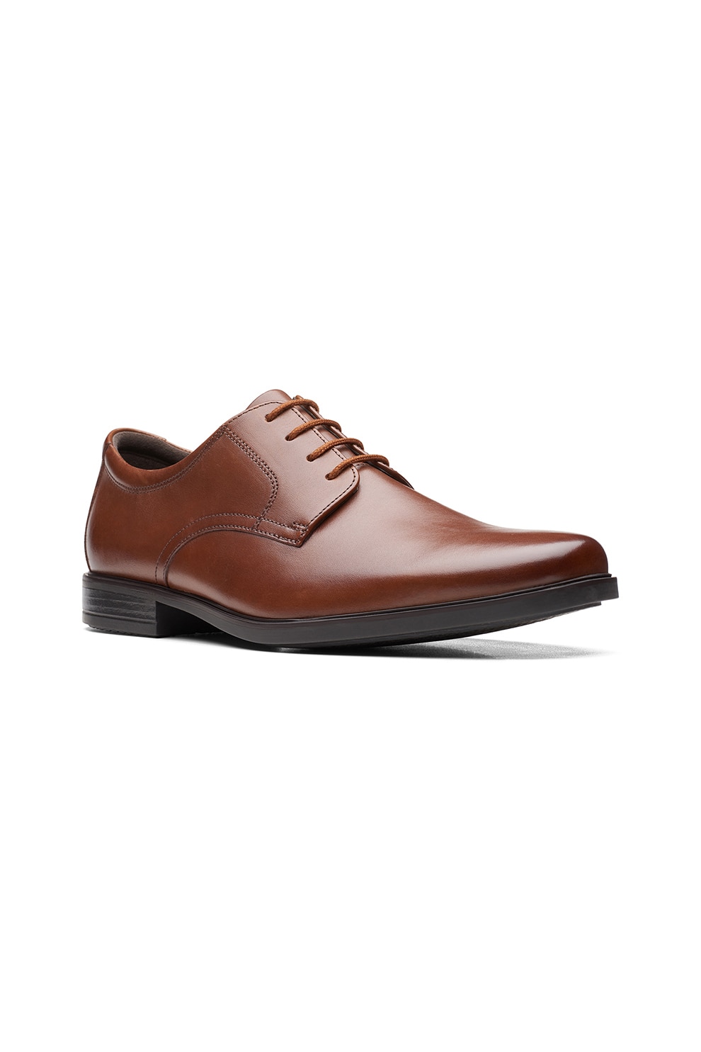 Clarks, Обувки Howard Walk тип Derby, Канелено кафяво, 7 - eMAG.bg