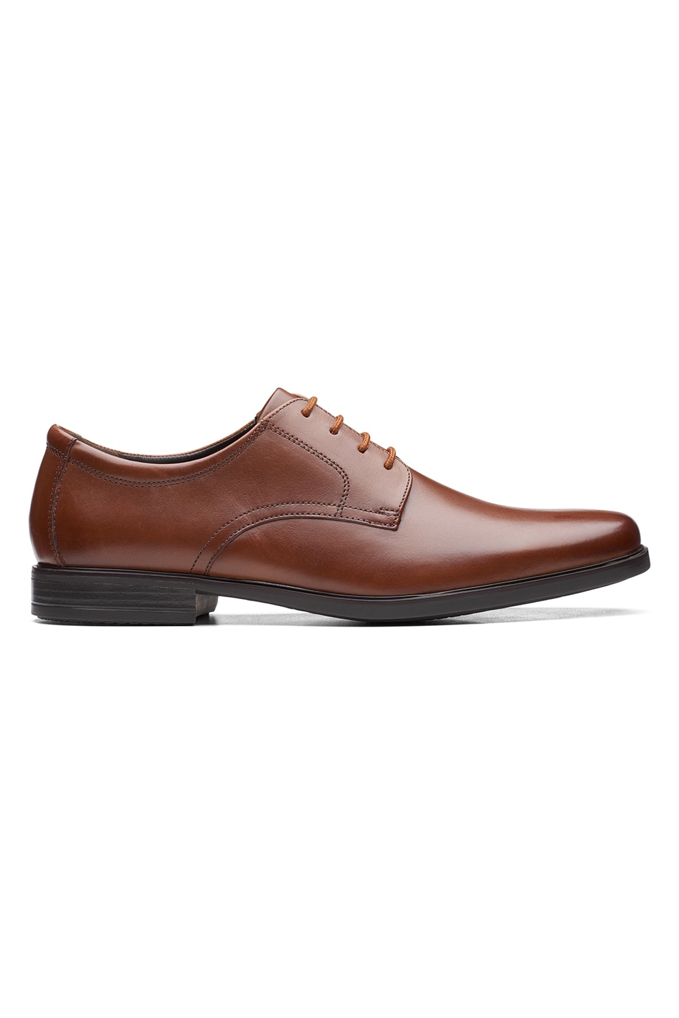 Clarks, Обувки Howard Walk тип Derby, Канелено кафяво, 7 - eMAG.bg