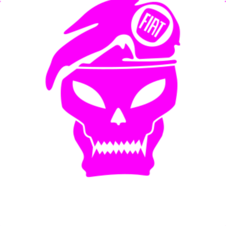 Sticker decorativ perete, auto si geam, Call fiat, Roz, 25 cm - eMAG.ro