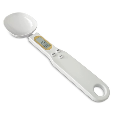 Lingurita de masurat, Vaxiuja, 0.5g-500g, Afisaj Digital LCD, Alb - eMAG.ro