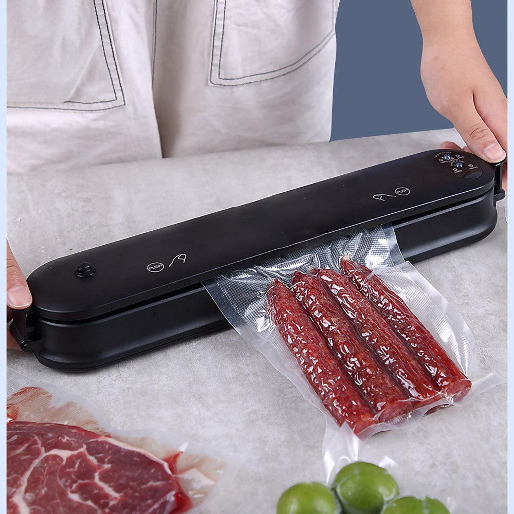 Aparat de vidat alimente, Vaxiuja, Vidare umed/uscata, 30cm, 3 Functii, 100 W, 5 Pungi, Ideal ...