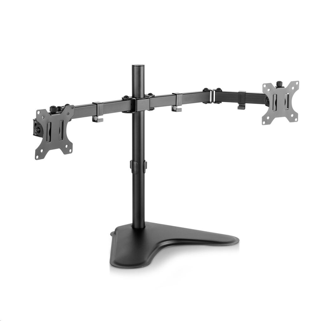 V7 13"-32" Dual TV/Monitor állvány 8kg/monitor fekete (DS2FSD-2E ...
