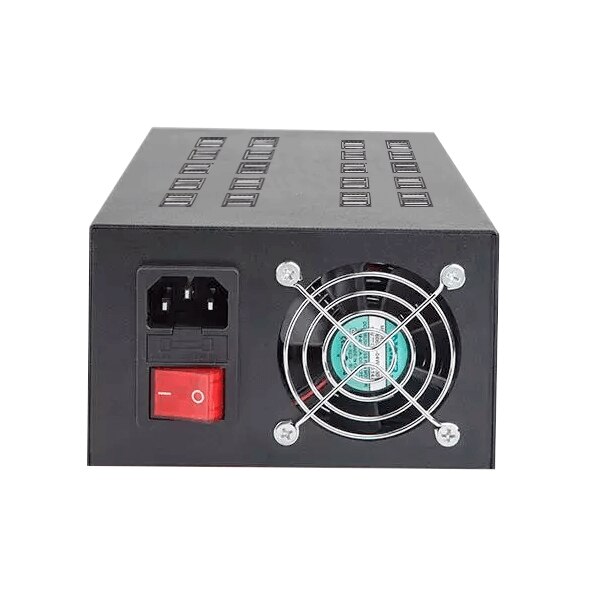 Mega Statie de incarcare profesionala 400W, 80A, 40 x USB 5V, 2A, Quick ...