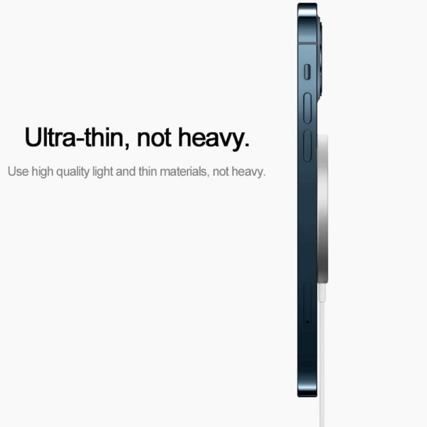 Incarcator Wireless Pentru iPhone MagSafe Charger, Alb - eMAG.ro