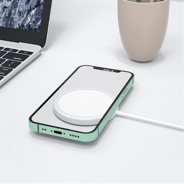 Incarcator Wireless Pentru iPhone MagSafe Charger, Alb - eMAG.ro