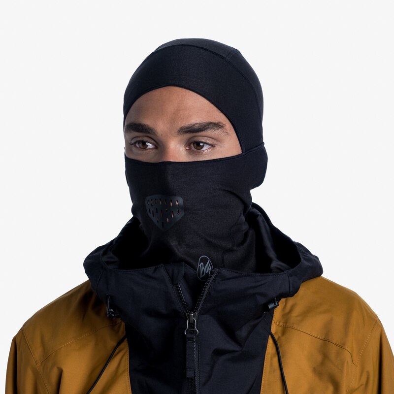 Cagula ThermoNet Hinged tip Balaclava pentru Adulti model Solid Black ...