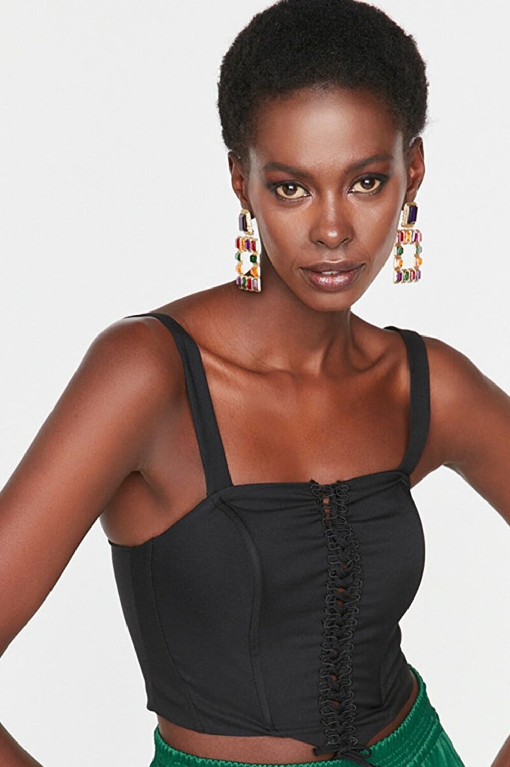 Top tip corset, Trendyol, negru - eMAG.ro