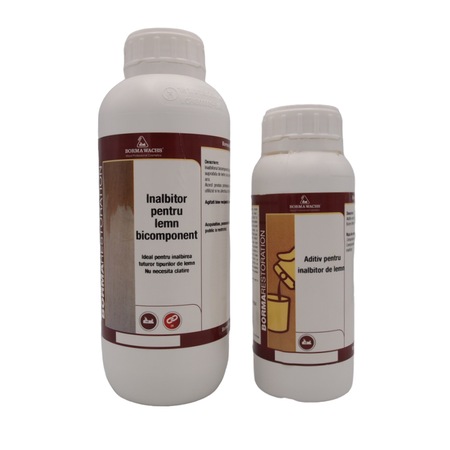 Set inalbitor bicomponent pentru lemn, Borma Wachs, Sbiancante per ...
