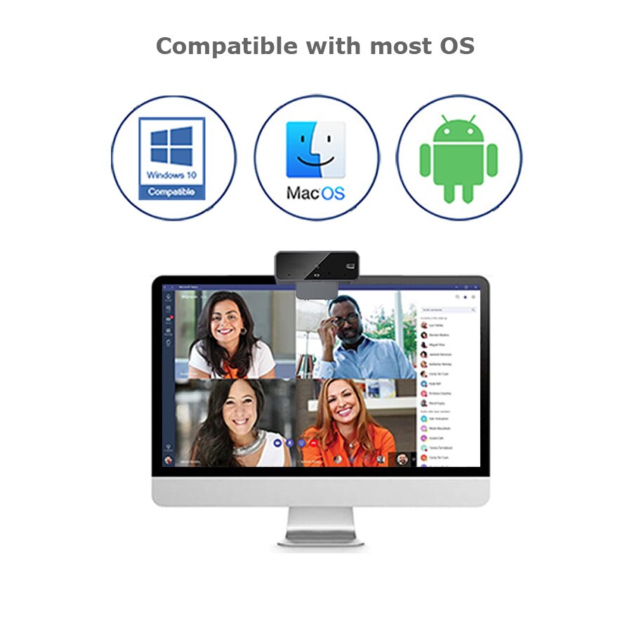 Camera web USB Adesso Cybertrack H6 4K Ultra HD, focalizare infinita ...