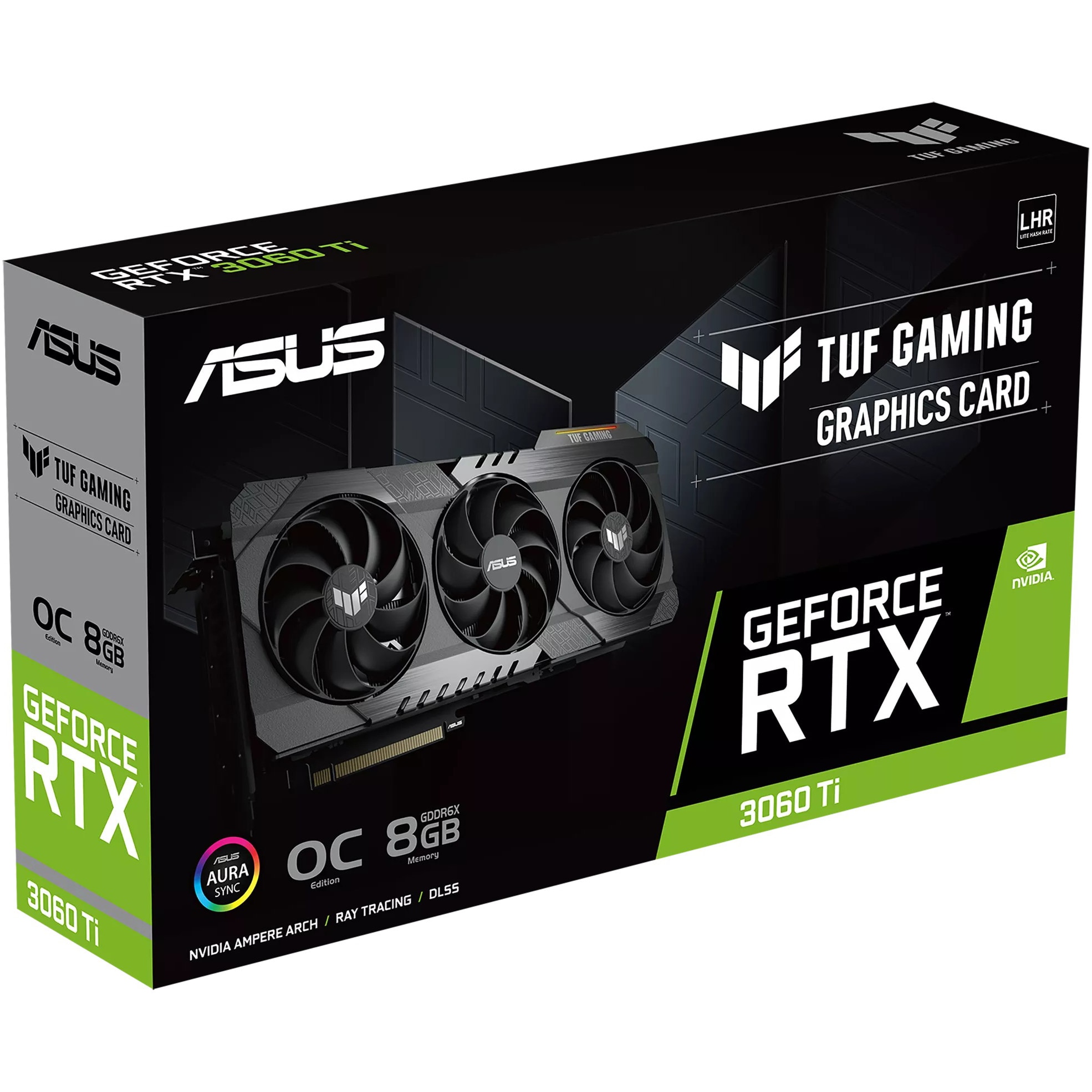 Видео карта ASUS GeForce RTX® 3060 TI TUF GAMING, 8GB GDDR6X, 256-bit ...