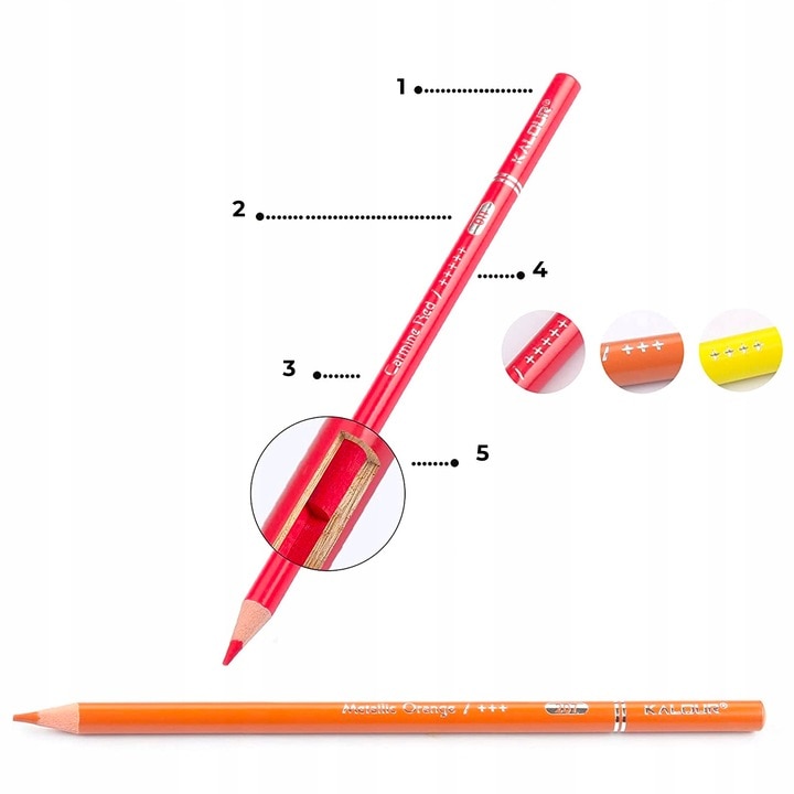 Set de creioane de acuarela, H&B, 72 de elemente - eMAG.ro