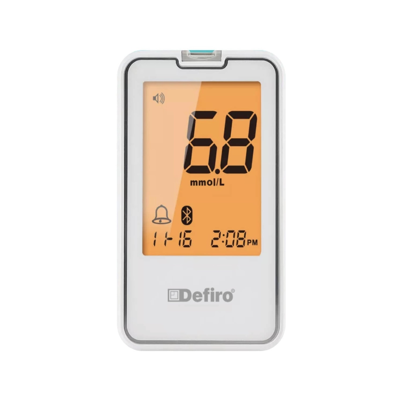 Glucometru Defiro cu bluetooth, 50 teste si 50 ace incluse in pachet ...