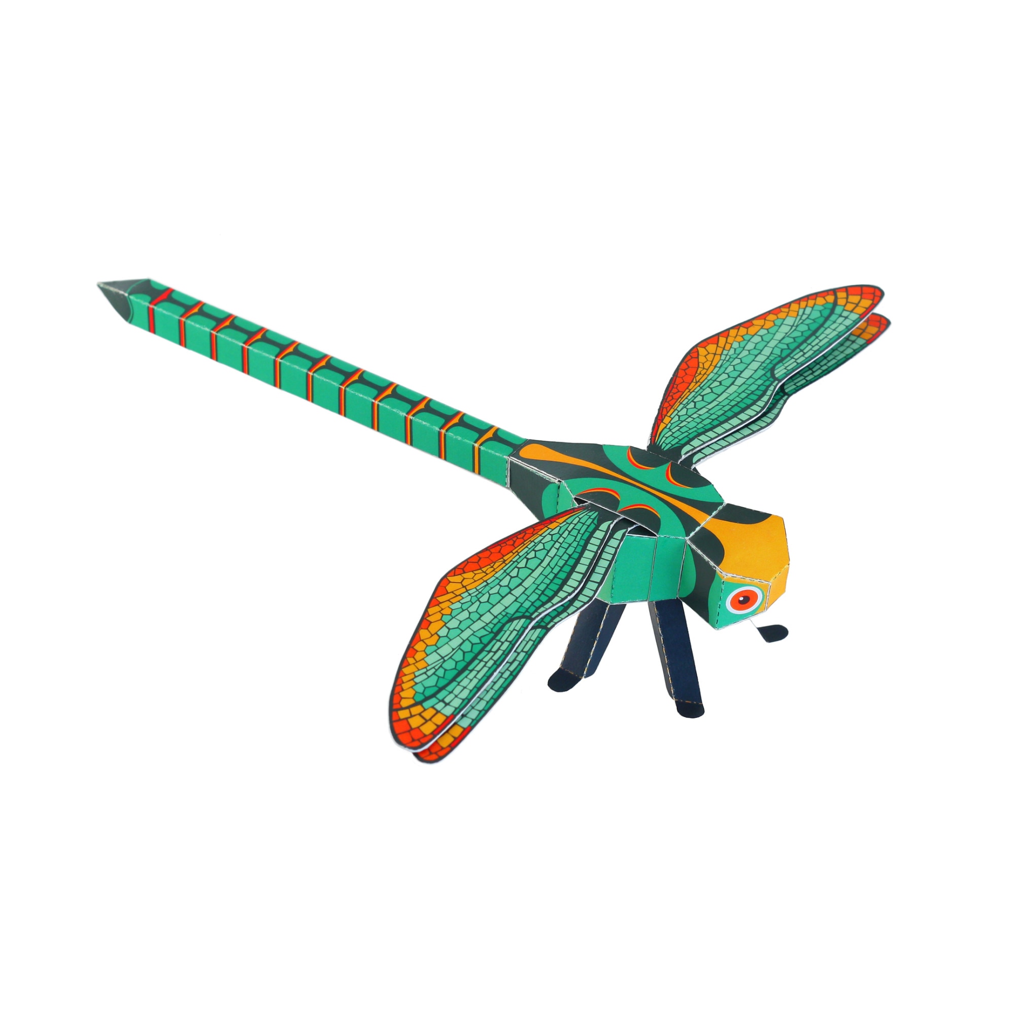 Kit craft de construit 4 insecte de jucarie PUKACA din hartie, prin ...