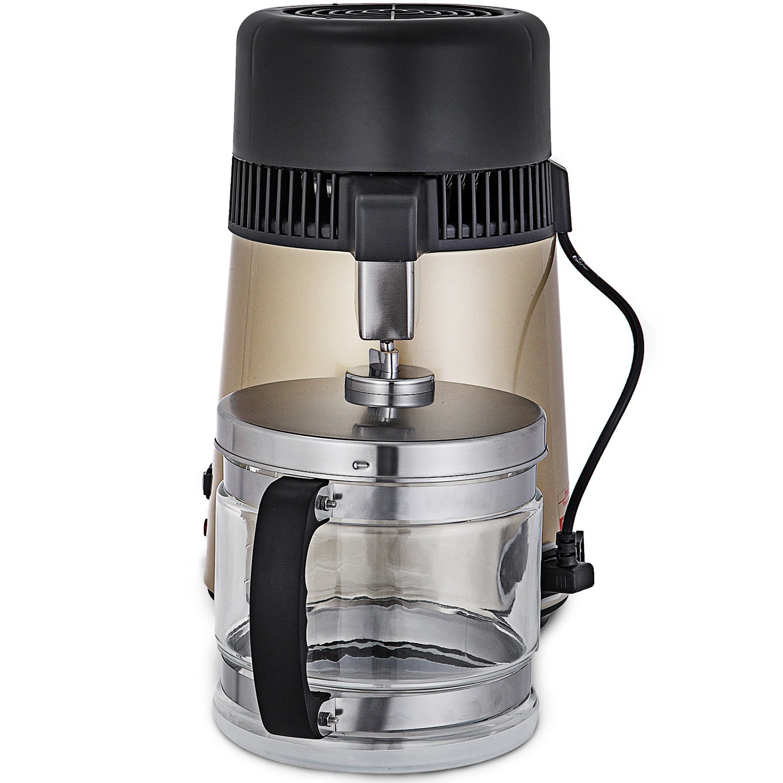 Distilator de apa electric, capacitate 4 l, 750 W, inox, auriu - eMAG.ro