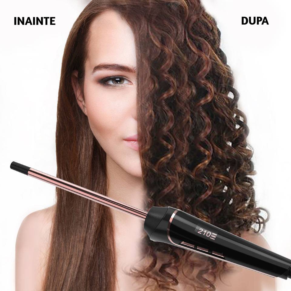 Ondulator par afro Brazilian, Afisare LED, Putere 50w, Invelis Quartz ...