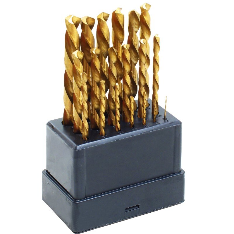 Set 19 burghie pentru metal, Extol Craft, 1-10mm, HSS - eMAG.ro