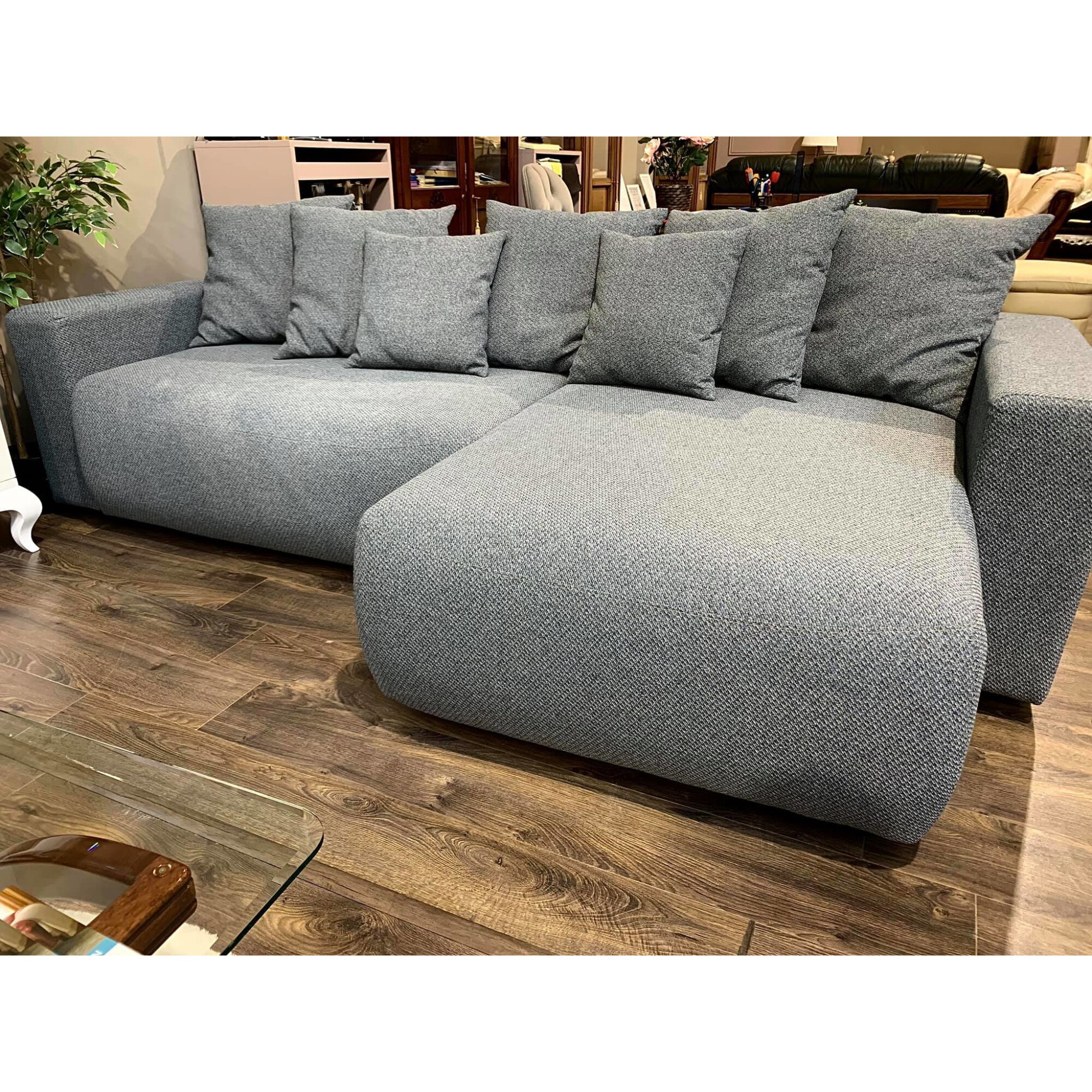 Coltar extensibil Nova, 2 locuri cu sezlong, 5 perne mari si 2 perne ...