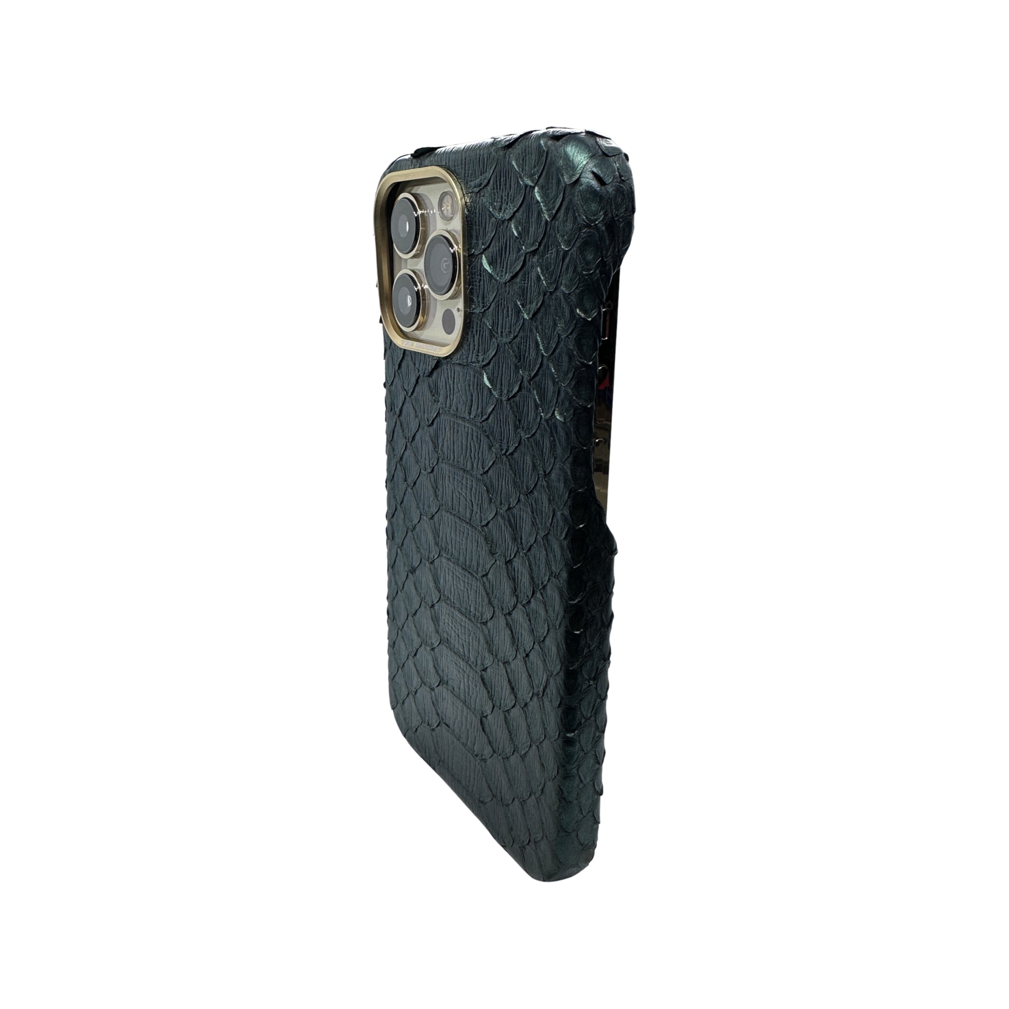 Husa din piele, The Bandit Python pentru Iphone 13 Pro Max, Green - eMAG.ro