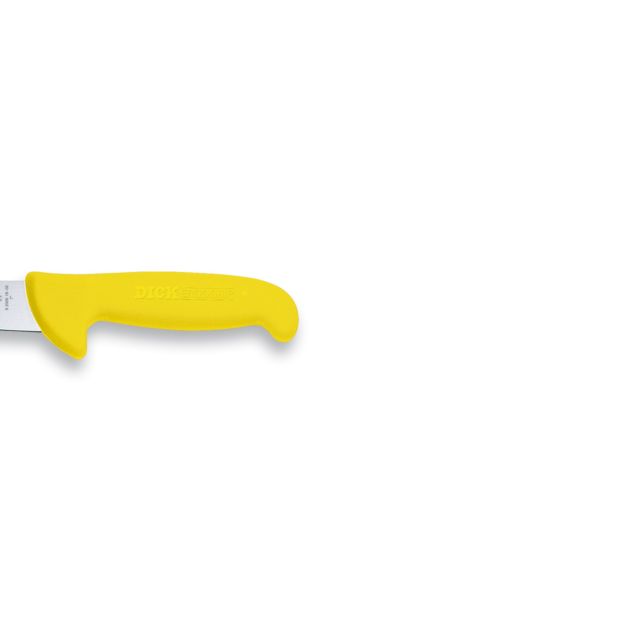 Cutit de transat, F. DICK ErgoGrip, lama 18 cm, maner galben 8200621-03 ...