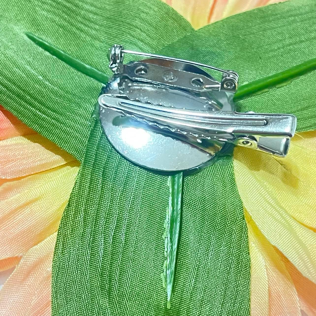 Brosa, Handmade, 3 in 1, Brosa/Clips par/Floare corsaj, Statement ...