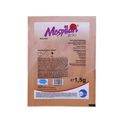 Insecticid sistemic cu spectru larg Mospilan 20SG, 1,5g - eMAG.ro