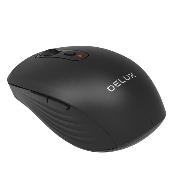 Mouse, Delux, M519GD, Wireless, 1600 dpi, 6 btns, Negru - eMAG.ro
