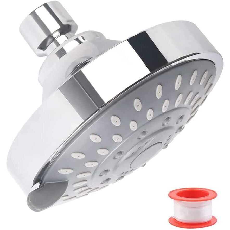 Cap de dus, ComResi, Reglabil, 5 Moduri curgere, ABS, Argintiu - eMAG.ro