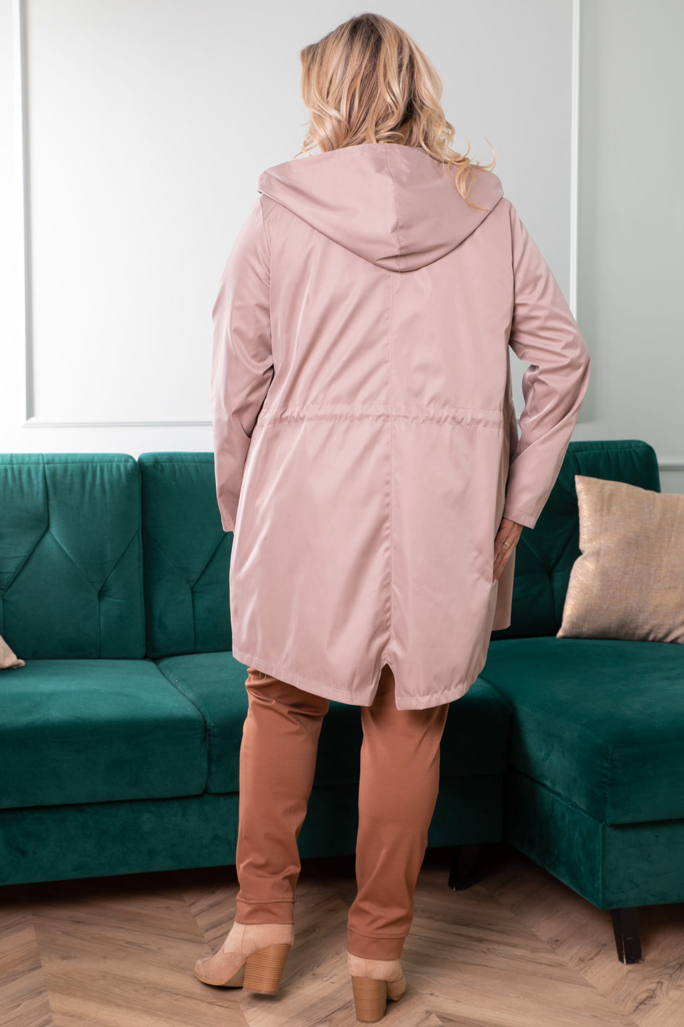 Geaca dama, Karko, Impermeabila, Roz, 38/40 - eMAG.ro