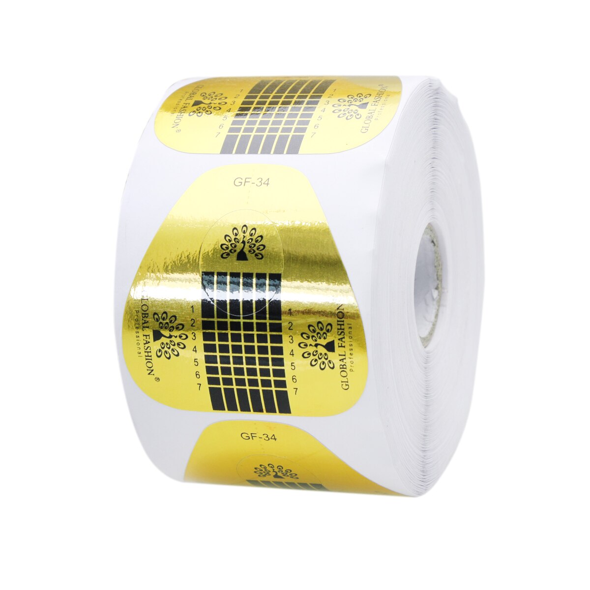 Set 500 sabloane de constructie, hartie, Global Fashion GF-34, Auriu ...