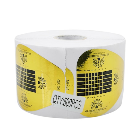 Set 500 sabloane de constructie, hartie, Global Fashion GF-34, Auriu ...