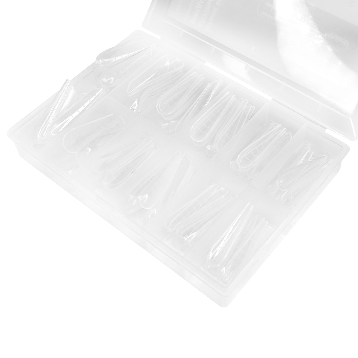 Set 120 tipsuri reutilizabile, Global Fashion, Polygel, mindala arcuita ...