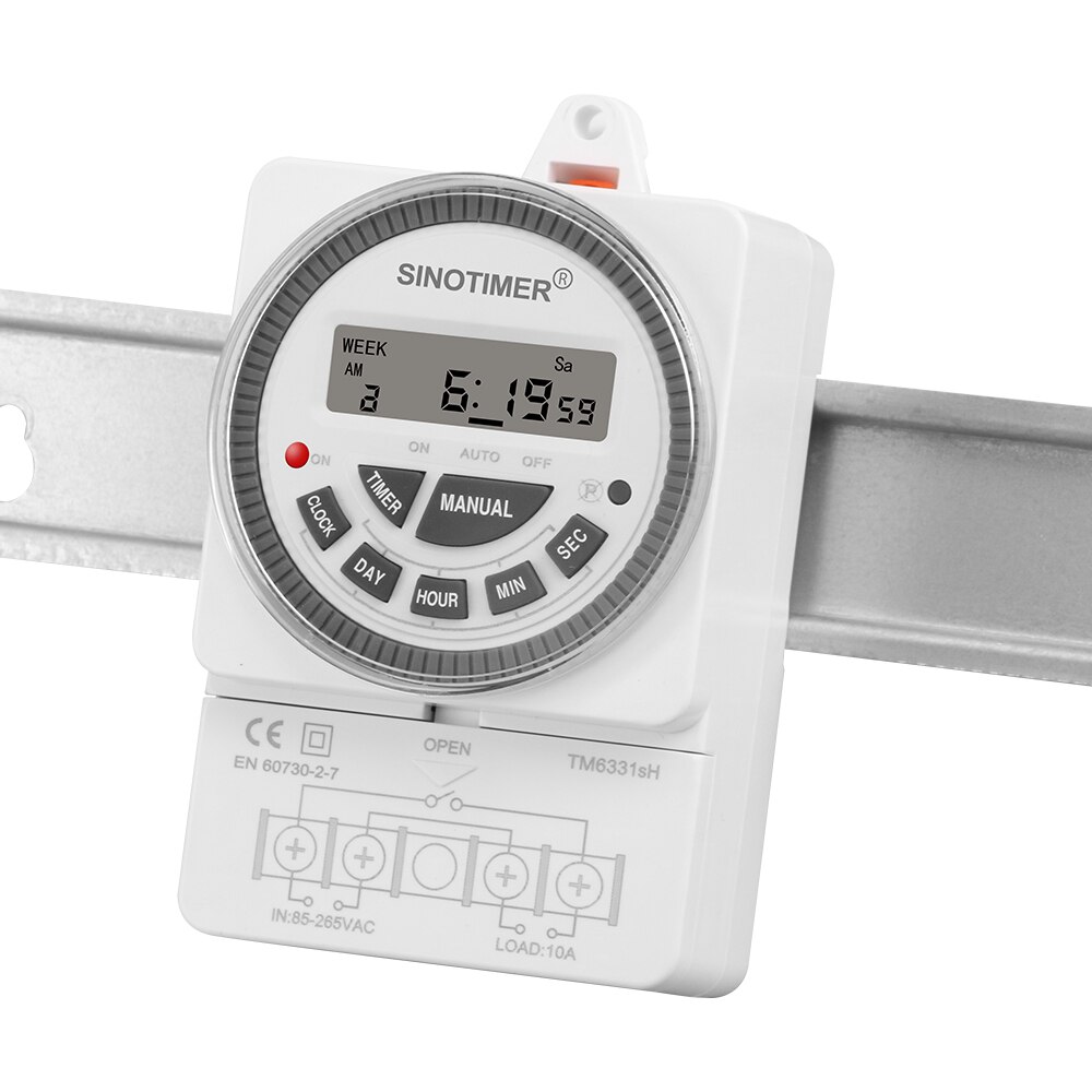 Releu digital cu temporizator, Sinotimer, 250Vac/10Amp, 50/60Hz, TM6331SH2-30D - eMAG.ro