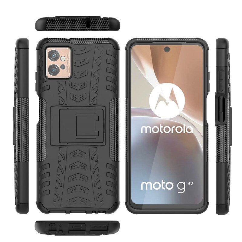 Калъф Hybrid Pattern за Motorola Moto G32 4G, Пластмасов, Удароустойчив ...