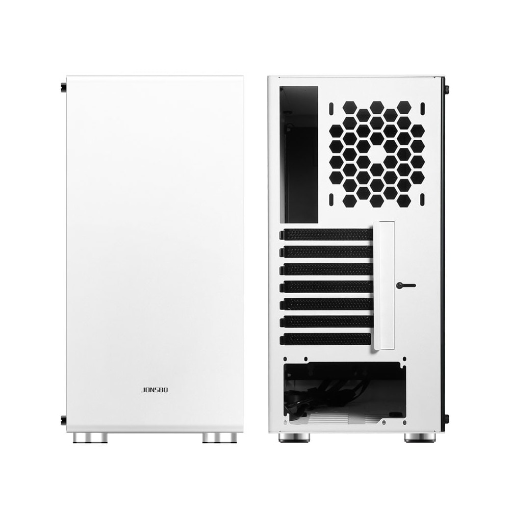 Carcasa Jonsbo U4, TG, Mid-Tower ATX White - eMAG.ro