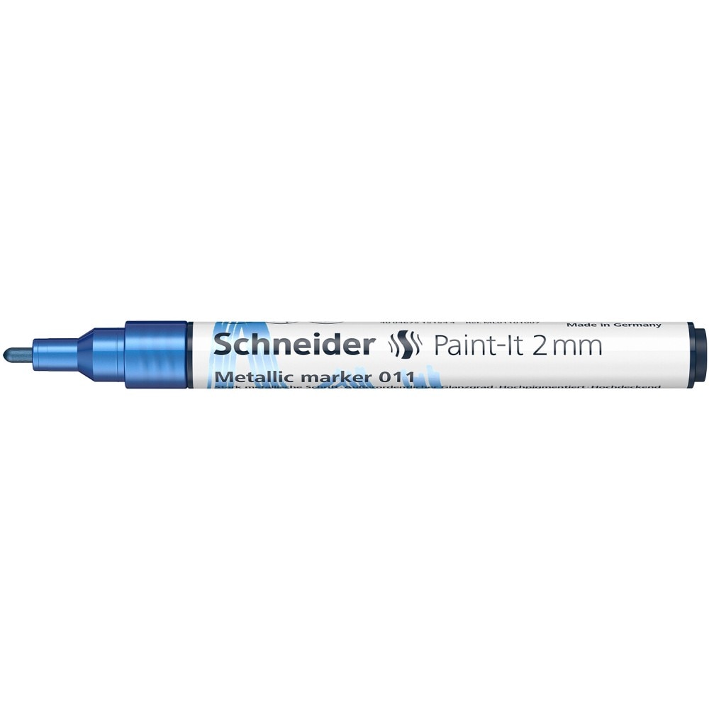 Marker metalic Schneider Paint-It 011 2mm, blue metallic - eMAG.ro