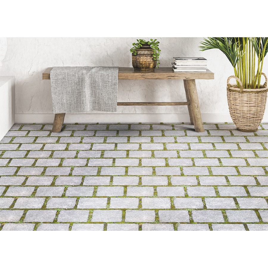 Covor de vinil, PVC, Ara, Gri, 120 cm x 180 cm, 010260360160000020354 ...