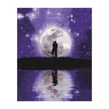 Set creativ pictura pe numere, Imbratisari de zana, Moments, 40x50 ...