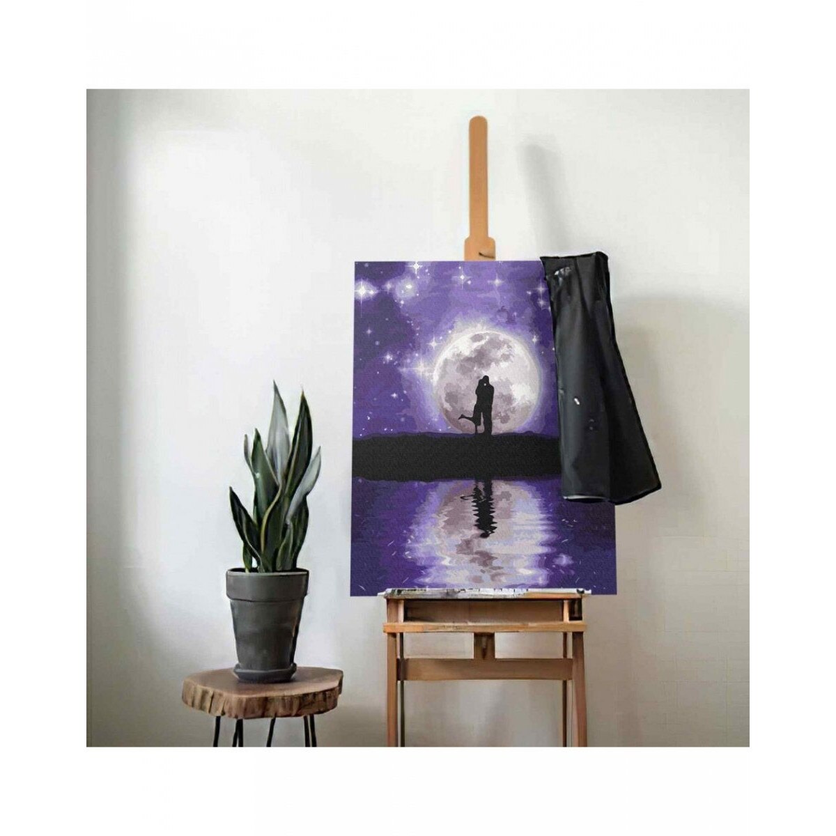 Set creativ pictura pe numere, Imbratisari de zana, Moments, 40x50 ...