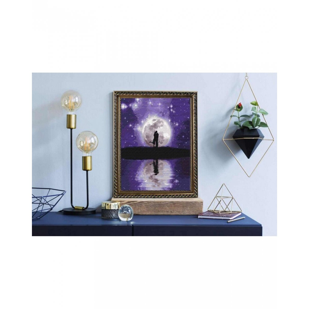 Set creativ pictura pe numere, Imbratisari de zana, Moments, 40x50 ...