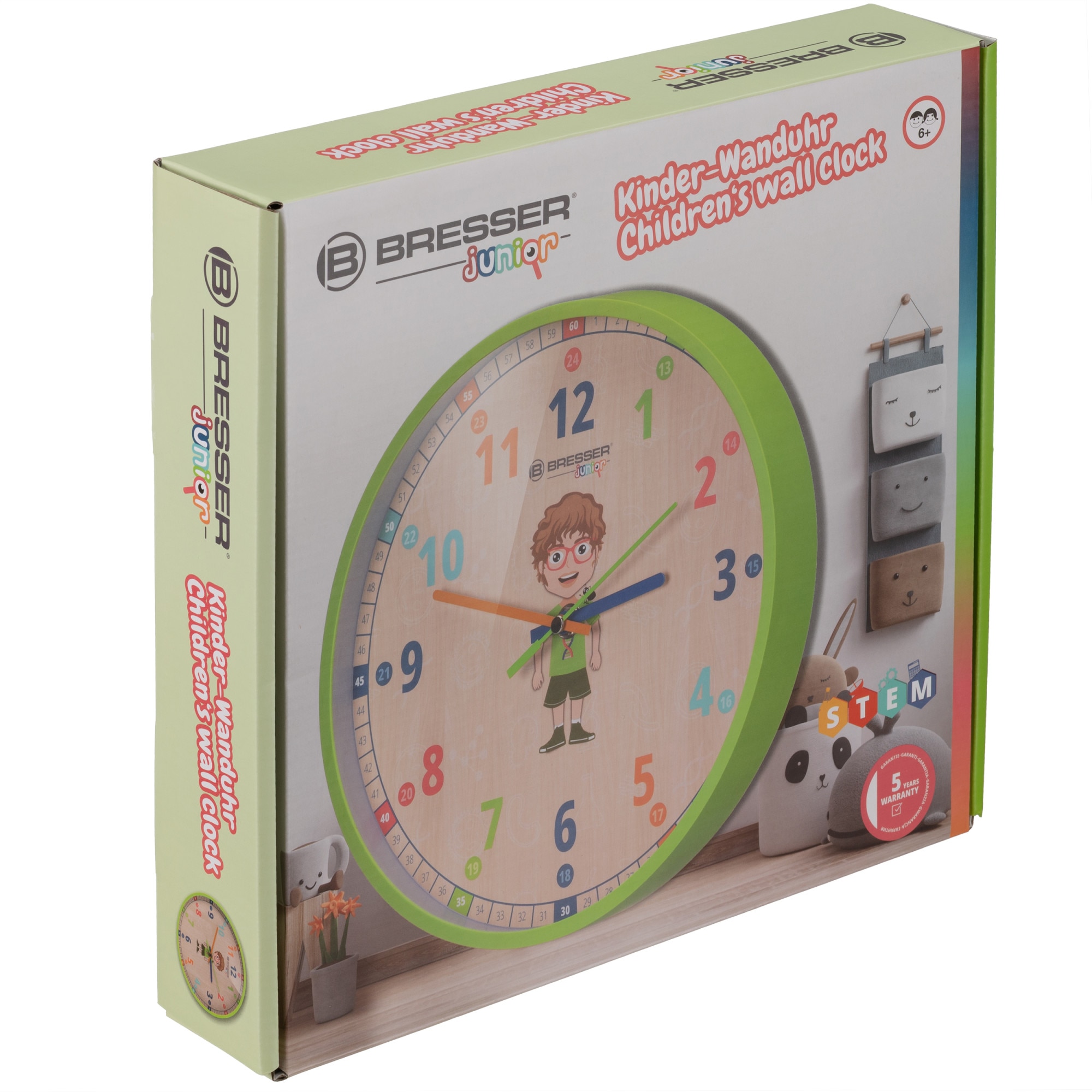 Ceas pentru copii BRESSER JUNIOR, verde - eMAG.ro
