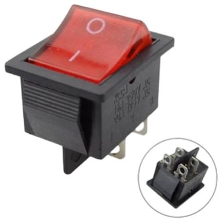 Buton comutator, 4 pini, On/Off, 15A, 250V - eMAG.ro